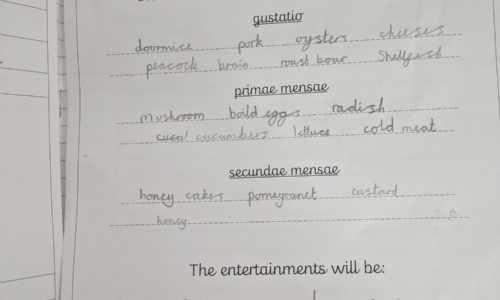 Highfield CE Primary School - A meal fit for a Roman!