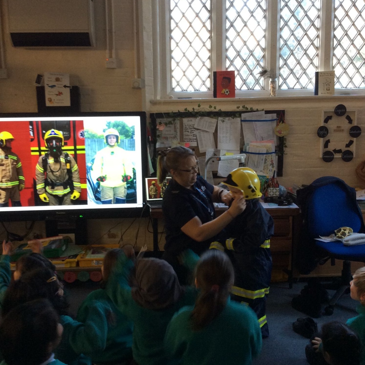 Highfield CE Primary School - Fire officer visit