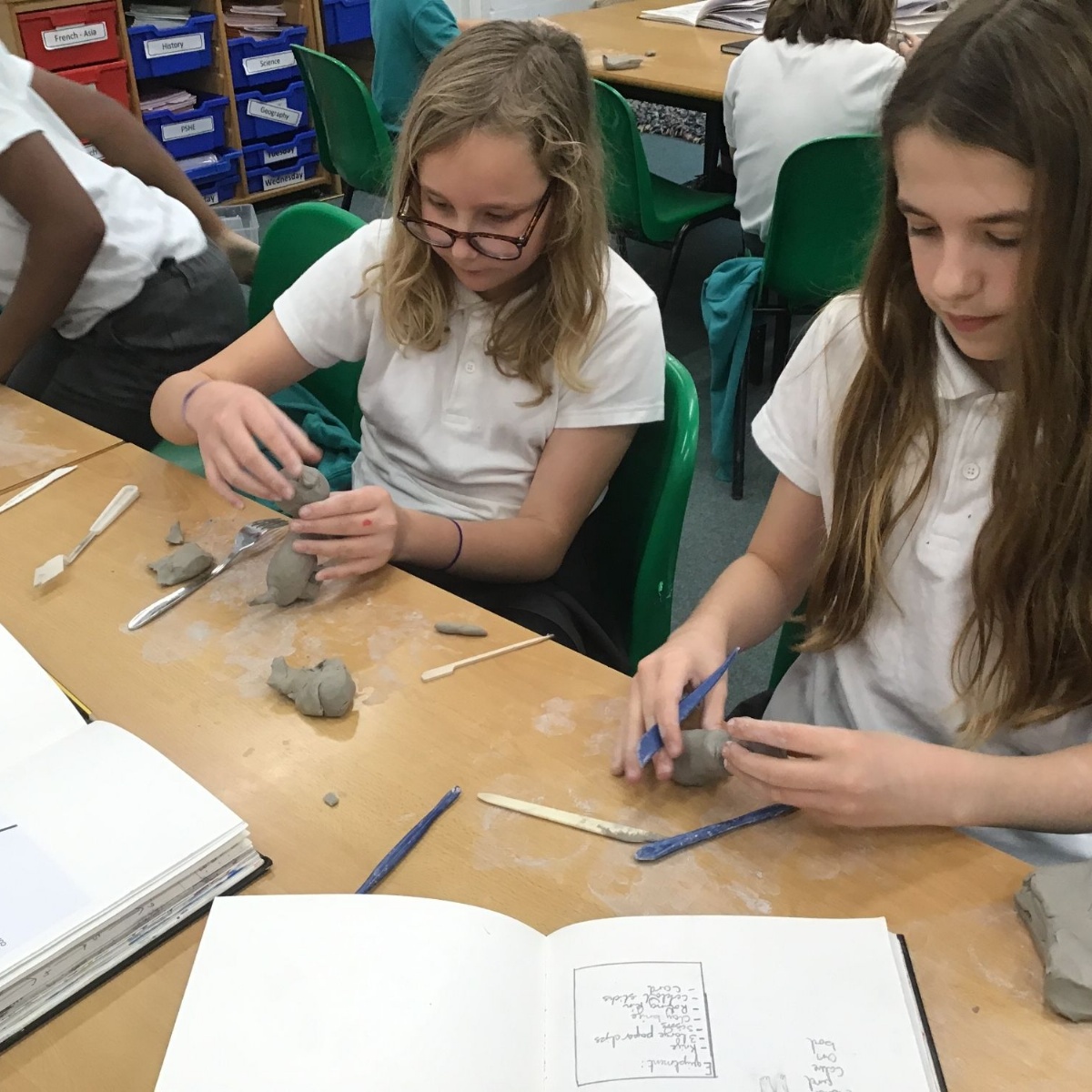 Highfield CE Primary School - Year 5/6 Clay Day!